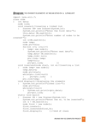 Isc computer project final upload last | PDF