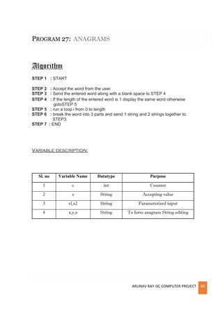 Isc computer project final upload last | PDF