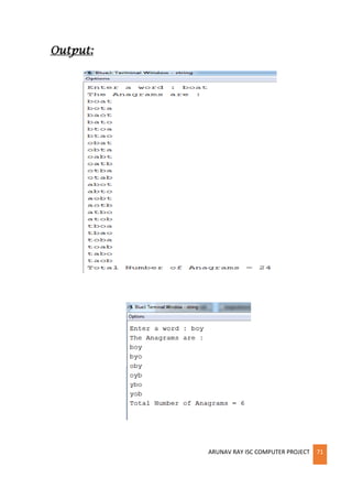 Isc computer project final upload last | PDF