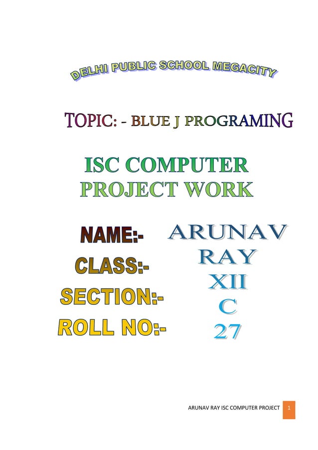 Isc Computer Project Final Upload Last Pdf 8741
