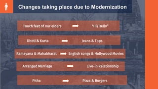 Modernization of Indian Culture : Issues & Challenges | PPTX | Hinduism ...