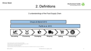 Food Waste in Supply Chain | PDF