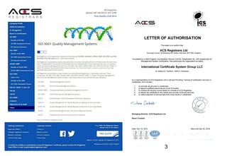 General review about Isc group | PPT | Business | Business and Finance