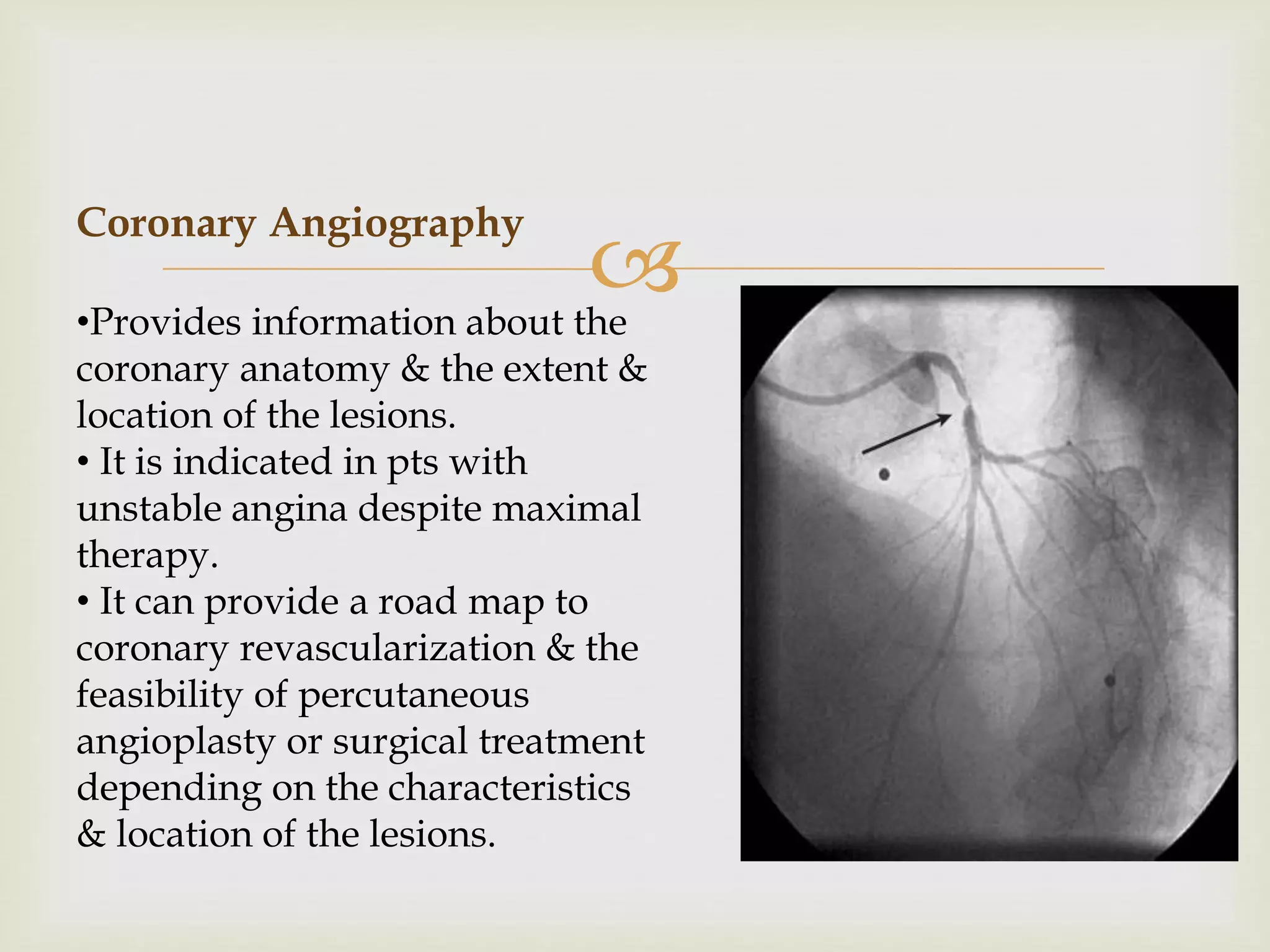 Anaesthetic Management of a Patient with Ischaemic Heart Disease | PPTX