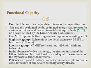 Anaesthetic Management of a Patient with Ischaemic Heart Disease | PPTX