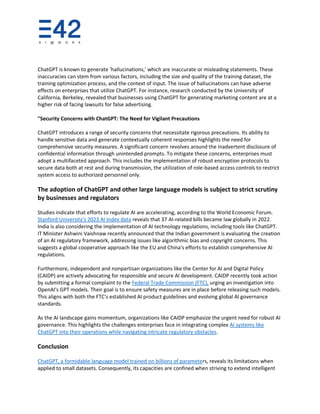 Is ChatGPT Losing its Importance or Not? | PDF