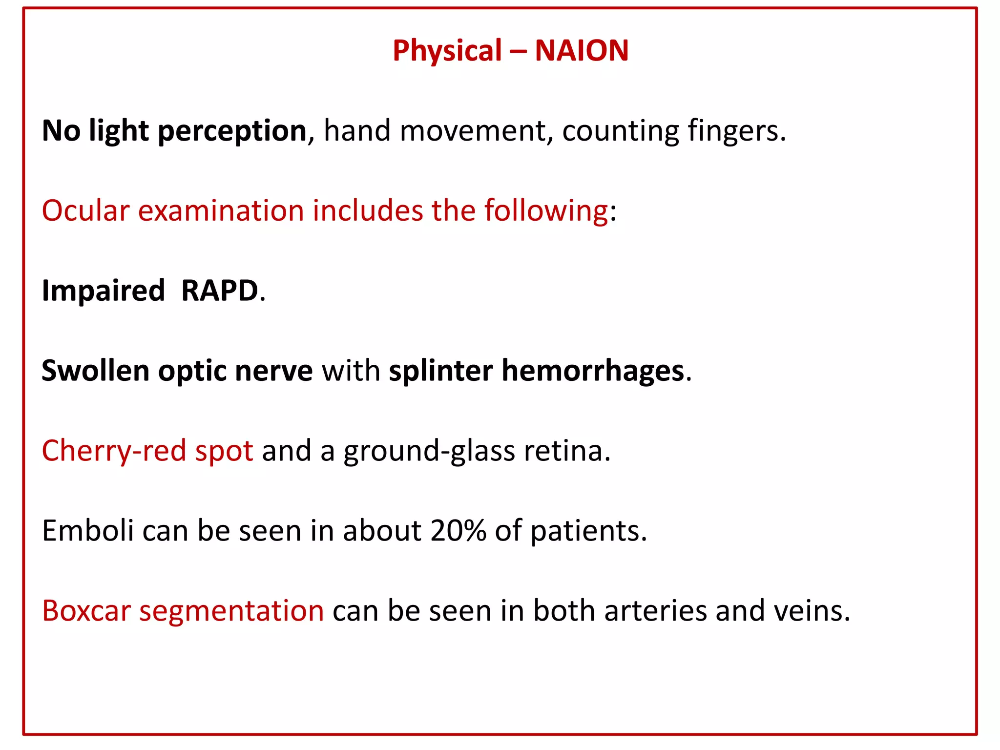 Ischemic of optic neuropathy, Optic Neuropathy (Ischemic), Eye Stroke ...