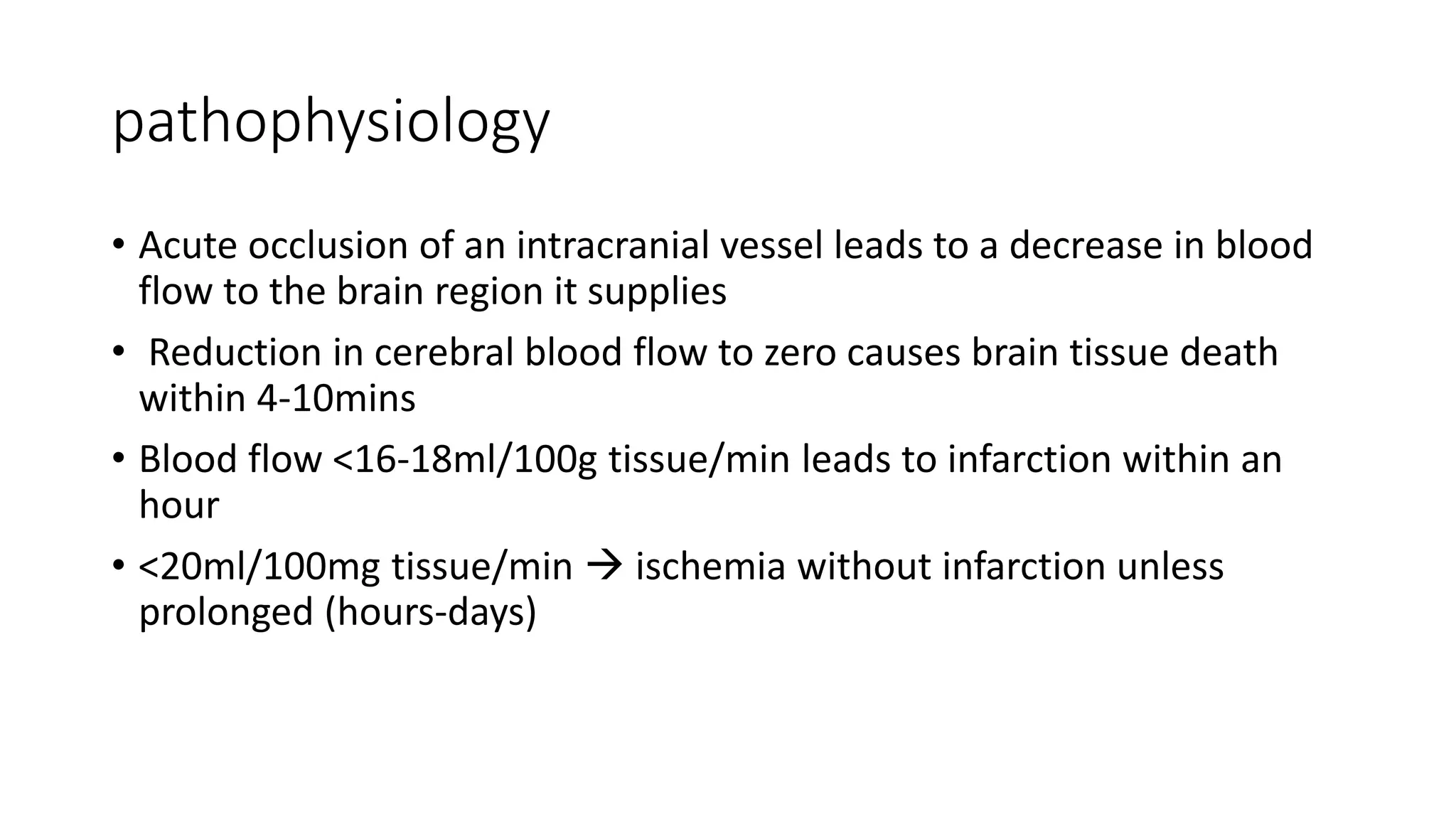 Ischaemic stroke pathogenesis and treatment | PPTX | Brain and Nervous ...