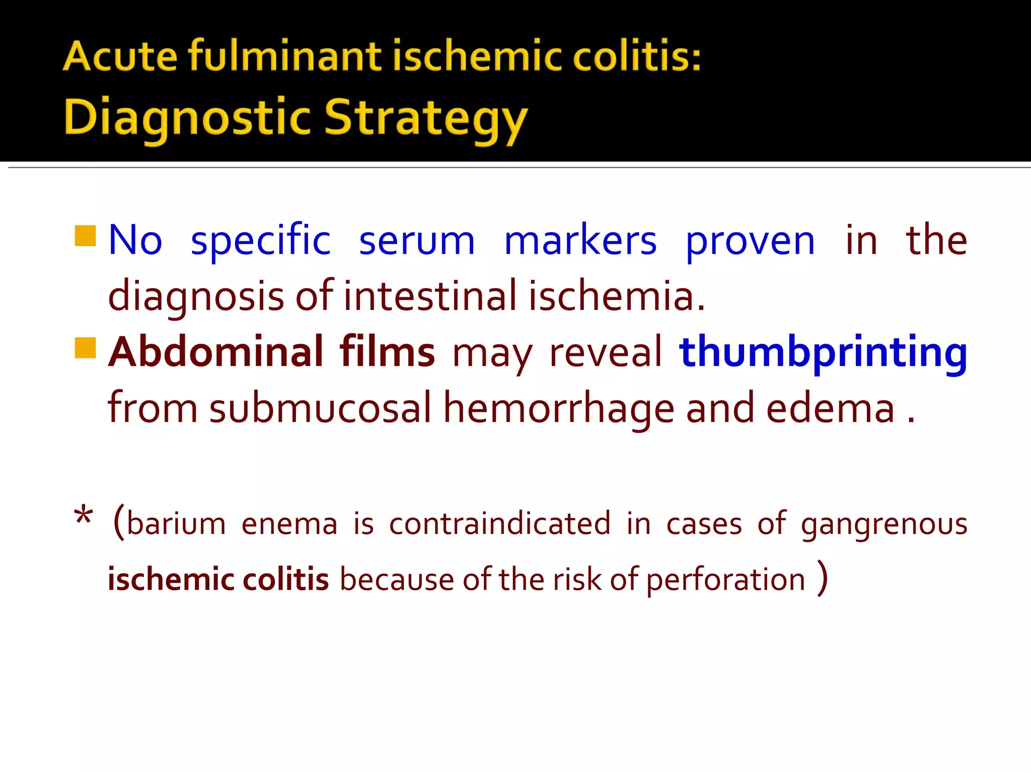 Ischemic colitis | PPT