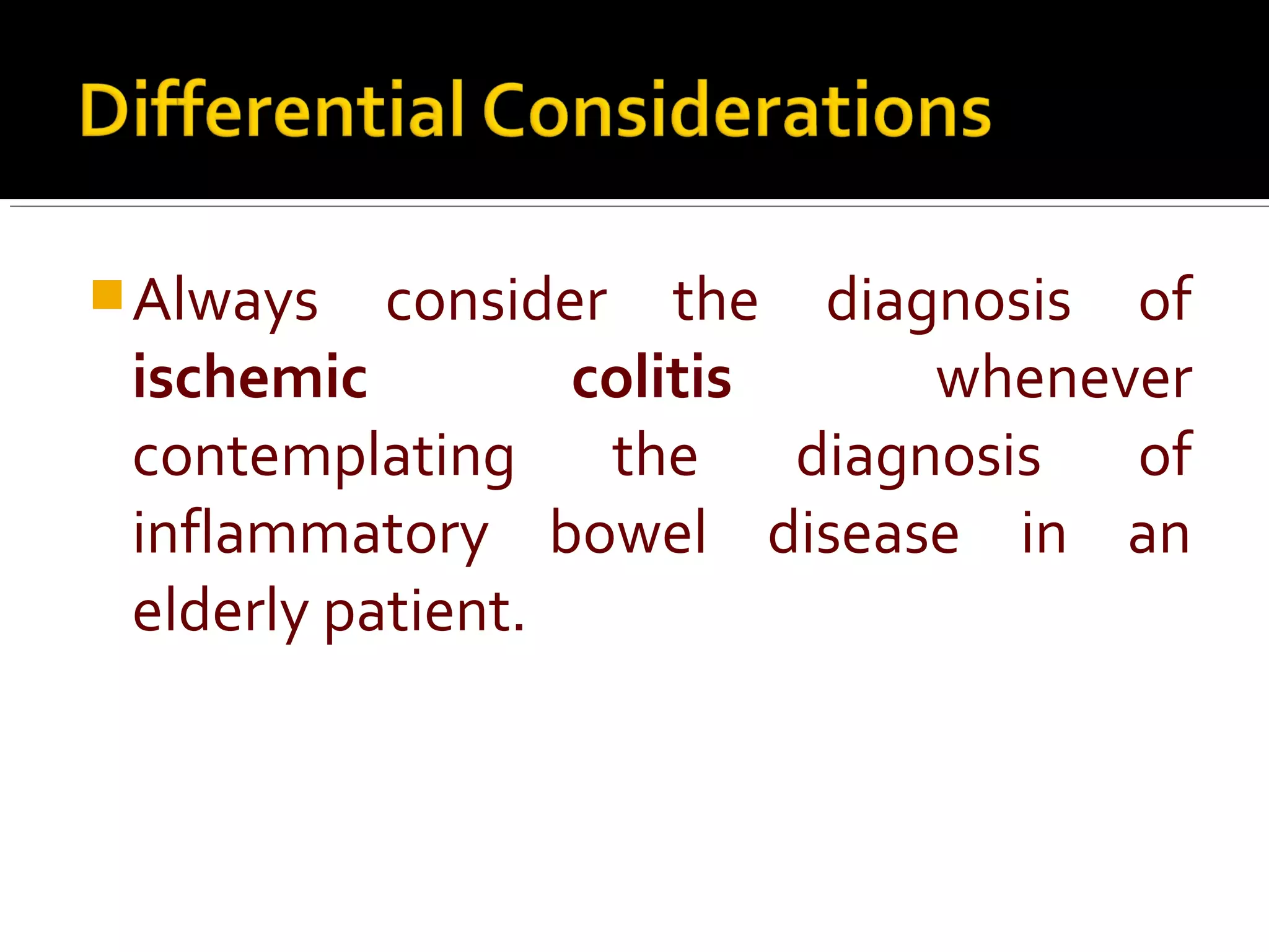 Ischemic colitis | PPT
