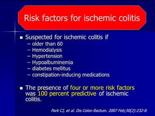 Ischemic colitis | PPT