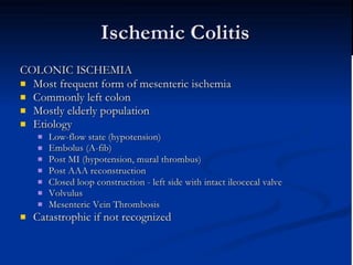 Ischemic colitis | PPT