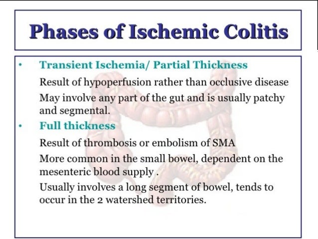 Ischemic colitis