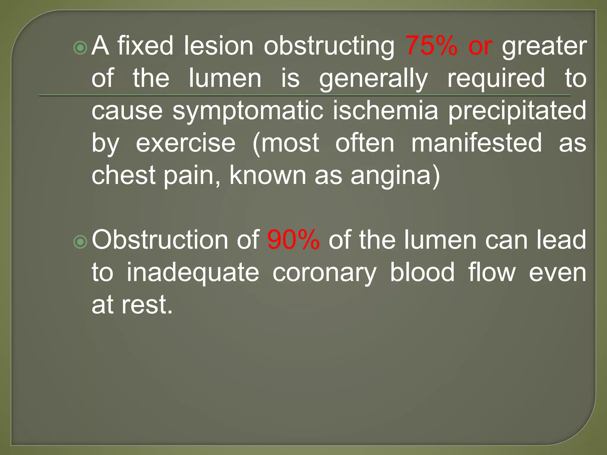Ischemic Heart Disease:Pathophysiology | PPTX