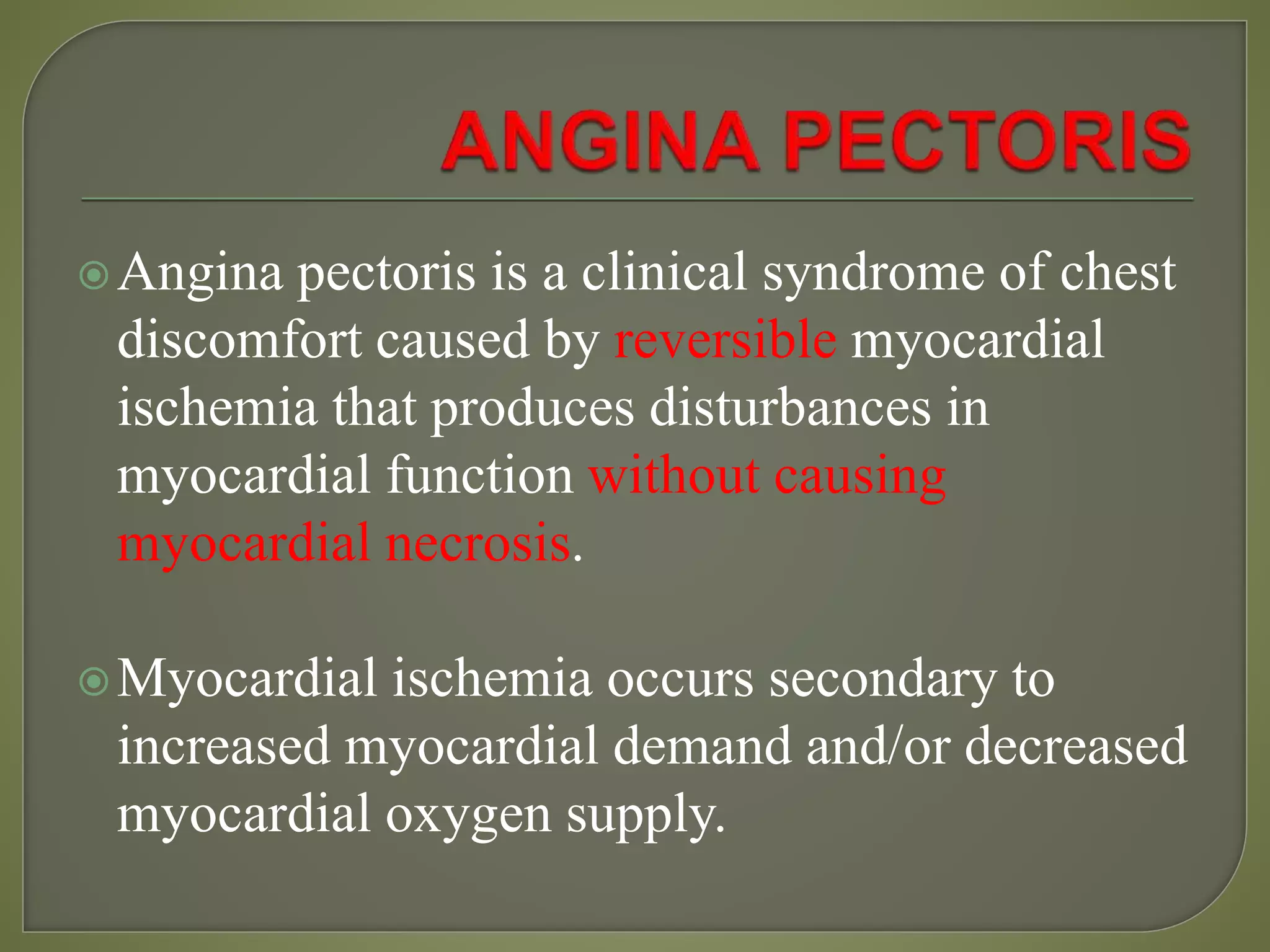 Ischemic Heart Disease:Pathophysiology | PPTX