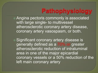 Ischemic Heart Disease:Pathophysiology | PPTX