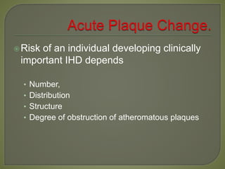 Ischemic Heart Disease:Pathophysiology | PPTX