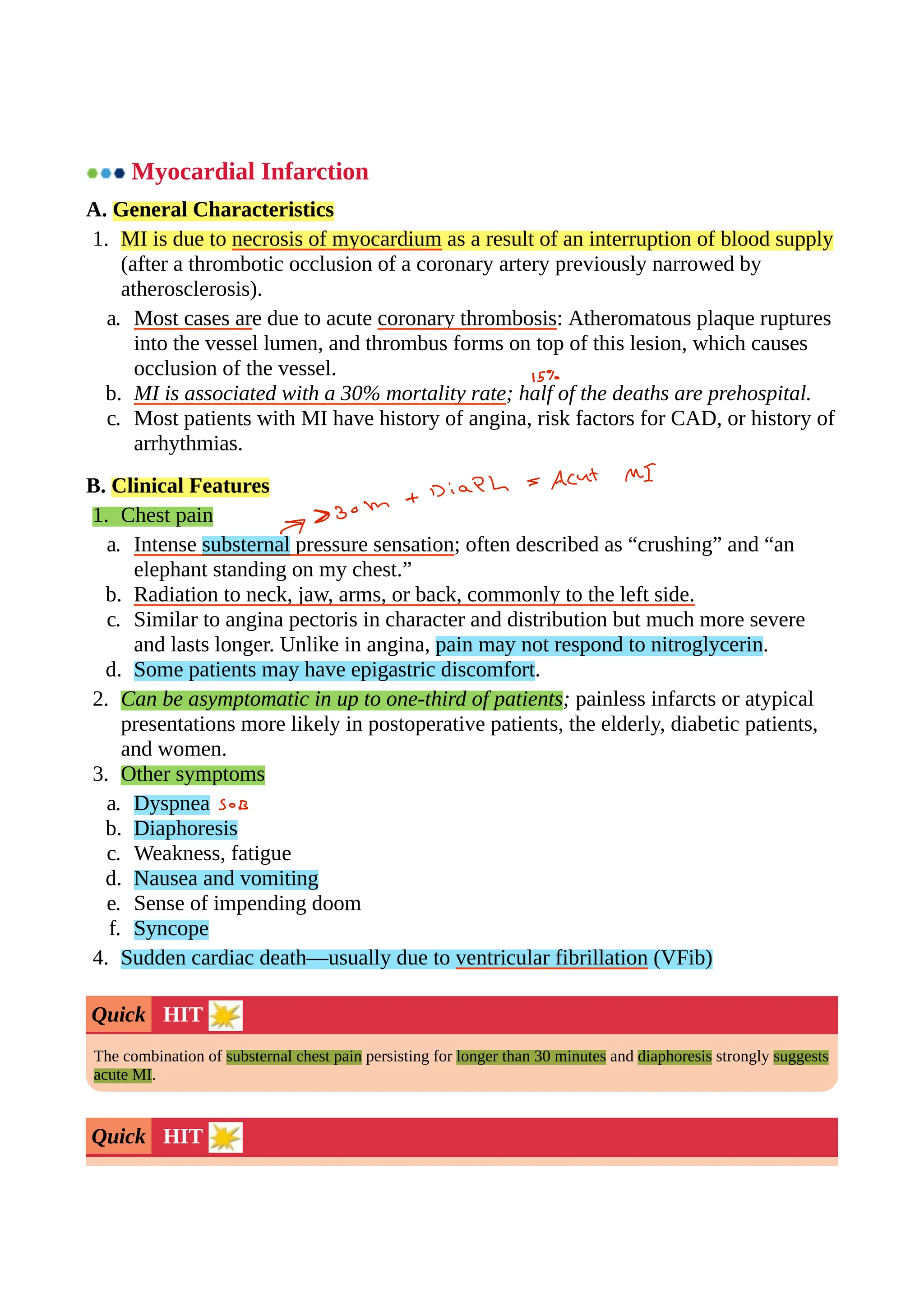 Ischemic Heart Disease - Myocardial Infarction.pdf