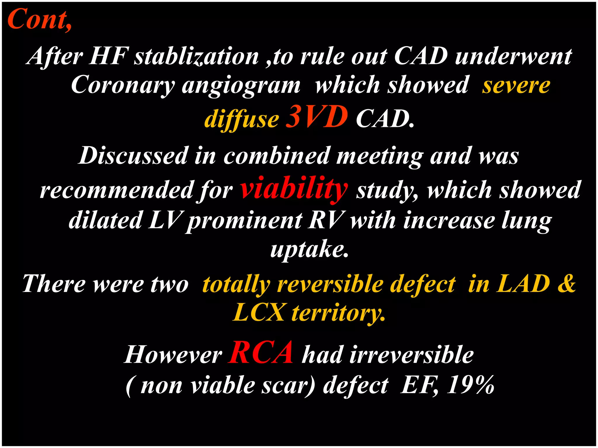 Ischemic heart failure benign or malignant | PPTX