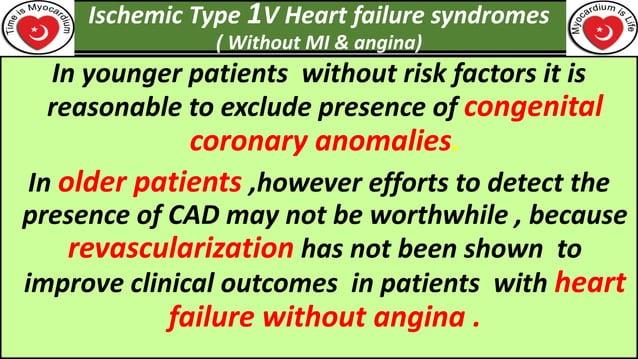 Ischemic Heart Failure Classification | PPT