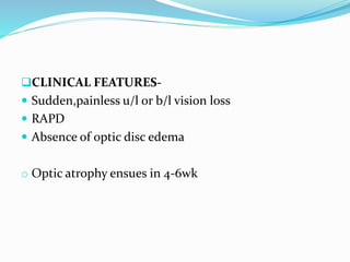 Ischemic optic neuropathy | PPTX