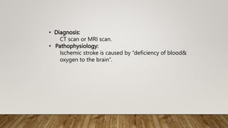 Ischemic stroke case in soap note | PPTX