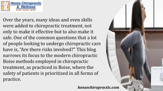 Is Chiropractic Care Safe A Look into Modern Practices | PPT