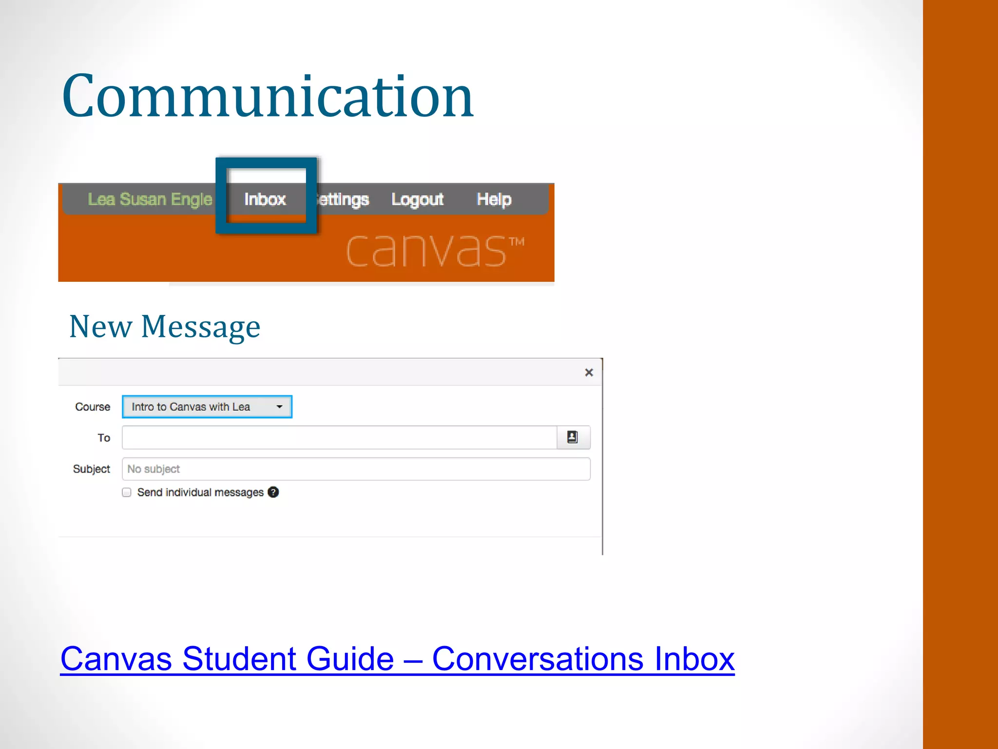 Canvas Intro for Grad Students | PPTX | Postgraduate Education | College Education