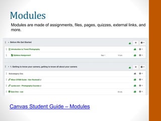 Canvas Intro for Grad Students | PPTX | Postgraduate Education | College Education
