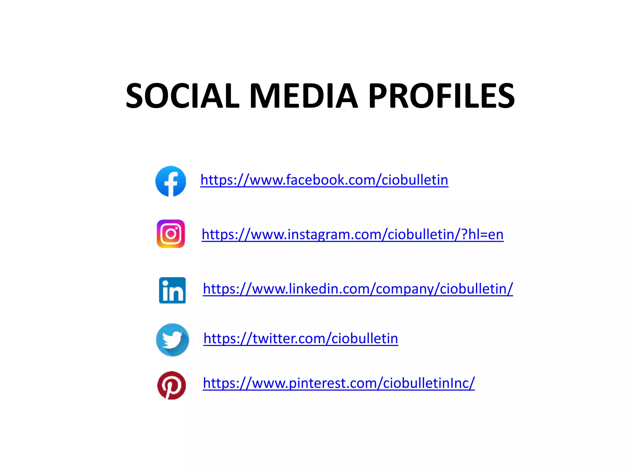 Is CIO Bulletin Magazine legit? | PPTX