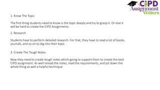 Is CIPD Assignment Help Important For Students | PDF