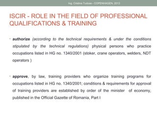 ISCIR - National Authority for Control and Approval of Boilers Pressure ...