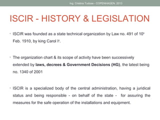 ISCIR - National Authority for Control and Approval of Boilers Pressure ...