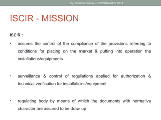 ISCIR - National Authority for Control and Approval of Boilers Pressure ...