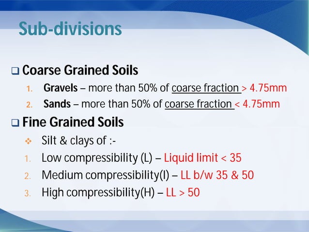IS Classification of Soils | PDF | Geology | Science