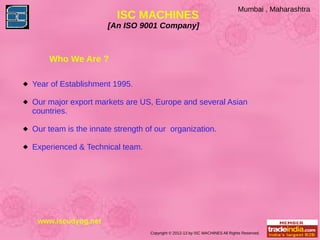 ISC MACHINES | PPT