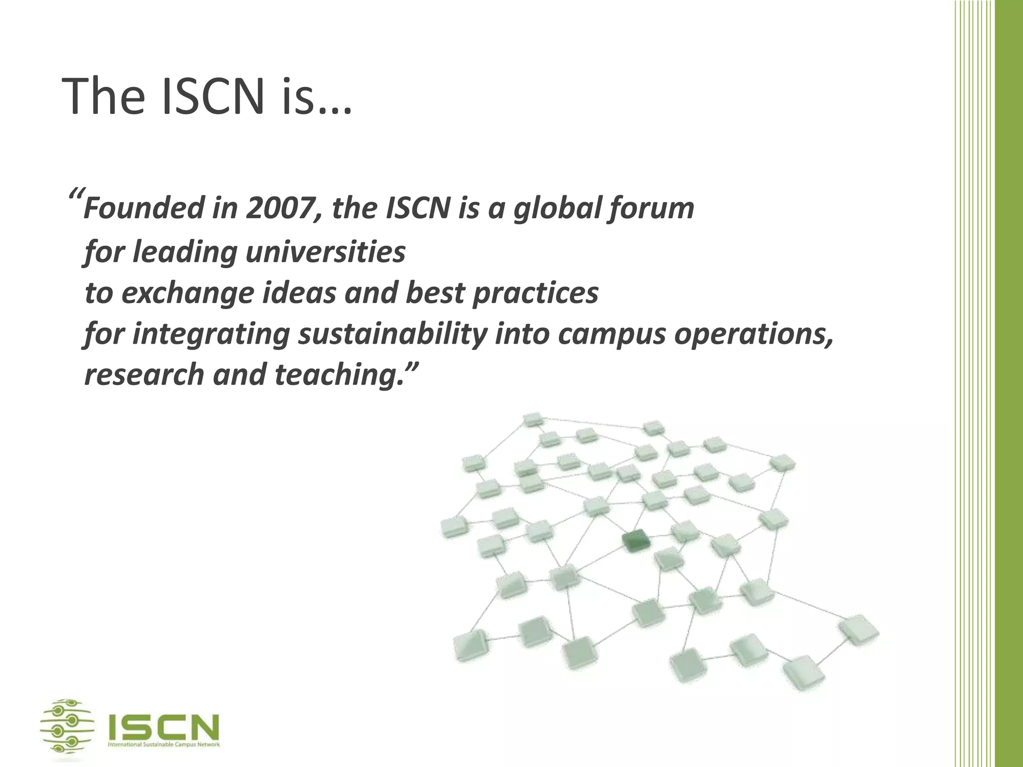 ISCN 2016: Overview | PPTX