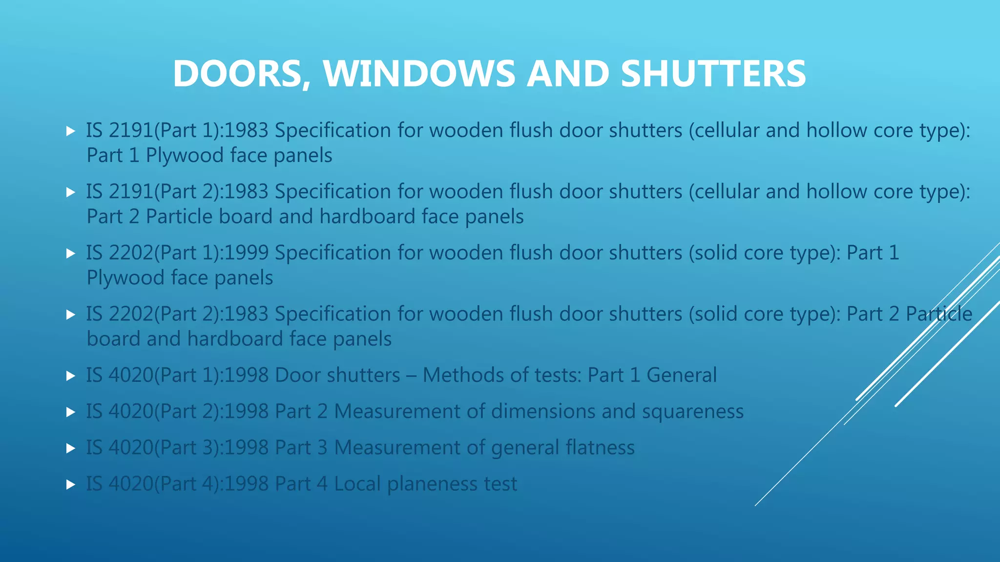 IS CODE LIST FOR CIVIL ENGINEERS -1 | PPTX