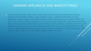 IS CODE LIST FOR CIVIL ENGINEERS -2 | PPTX