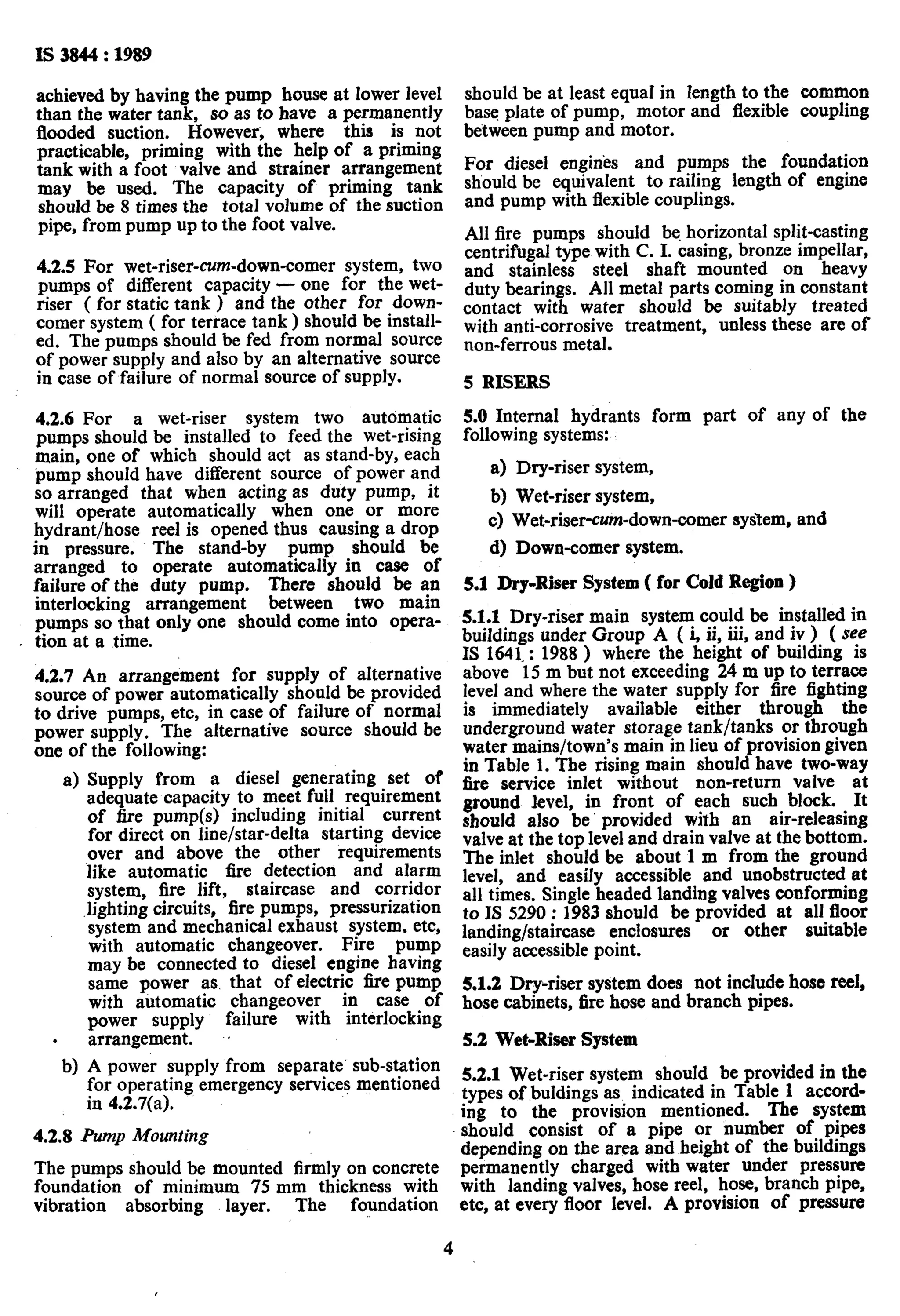 Is codes for 3844 internal fire hydrants and hose | PDF