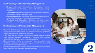 Is Community Management Difficult The Role of Technology in Easing the ...