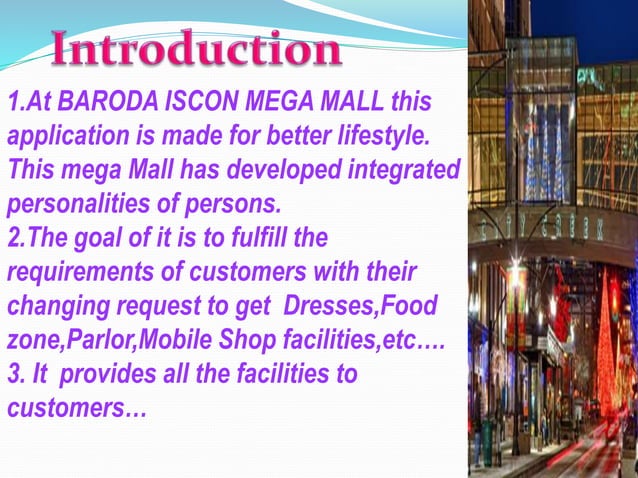 Iscon mega mall | PPTX