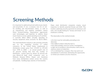 Iscon Imaging Personal Security Screening White Paper | PDF | Retail ...