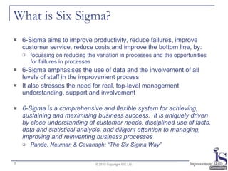 Lean and Six Sigma in Criminal Justice | PPT
