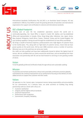 Isc profile | PDF