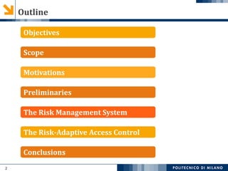 Access Control Privileges Management for Risk Areas | PPT