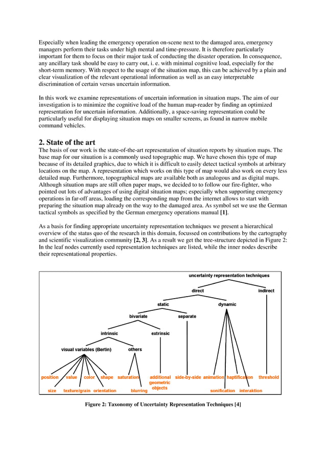Representing Uncertainty in Situation Maps for Disaster Management | PDF