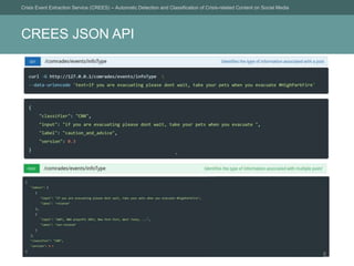 Crisis Event Extraction Service (CREES) – Automatic Detection and Classification of Crisis ...
