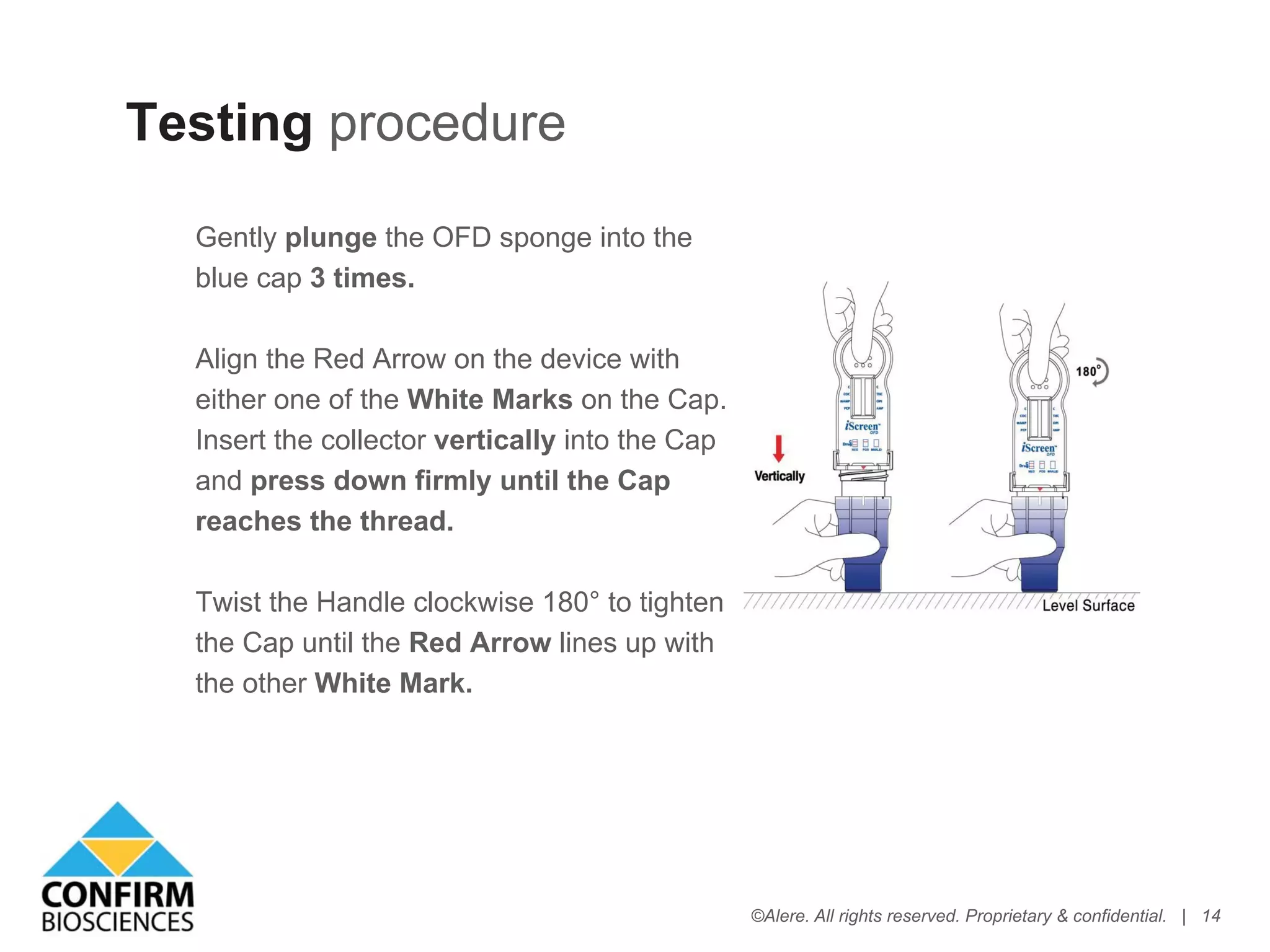 iScreen OFD Oral Fluid Drug Screen Procedures | PDF