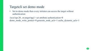 iSCSI introduction and usage | PDF